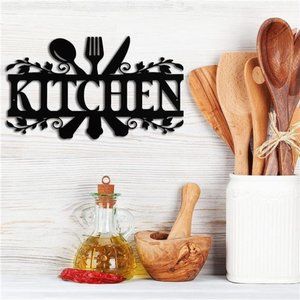 Wall Decor | Kitchen Metal Sign Kitchen Signs Wall Decor Rustic Metal ...